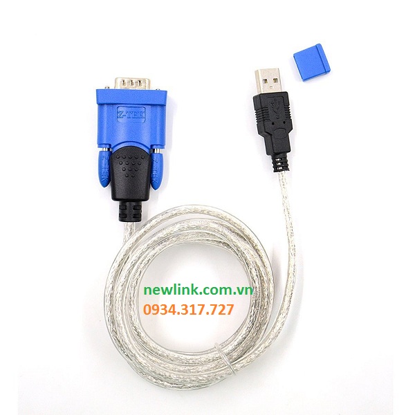 Phân Phối Cáp console chuyển đổi USB to RS 232 (Z-tek) Win 10, Dây dài ...