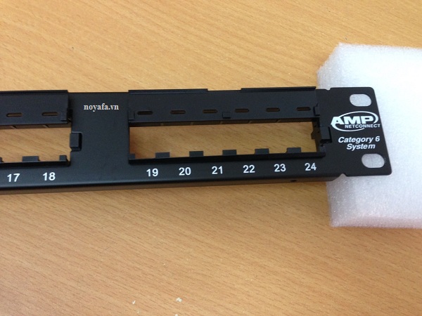 Patch Panel AMP 24 Port Cat6, Thanh đấu nối Patch Panel Commscope AMP ...
