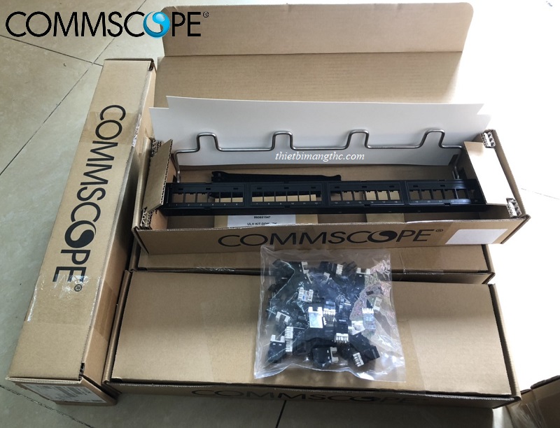 Thanh đấu nối,Patch Panel Cat5e 760237040 / 9-1375191-2 Commscope AMP ...